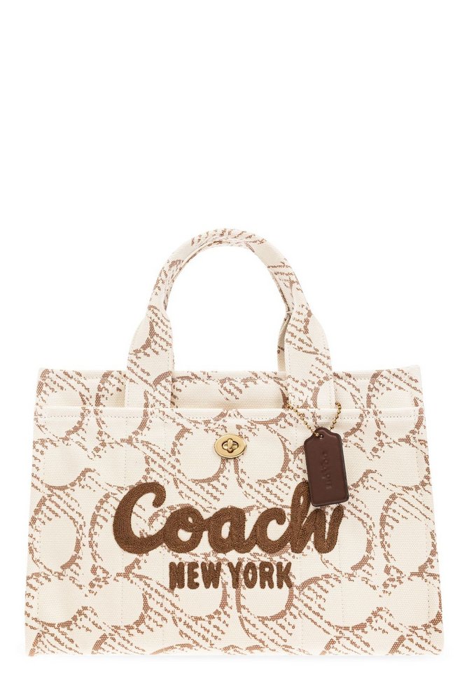 Coach Cargo Monogrammed Tote Bag In Multi | ModeSens