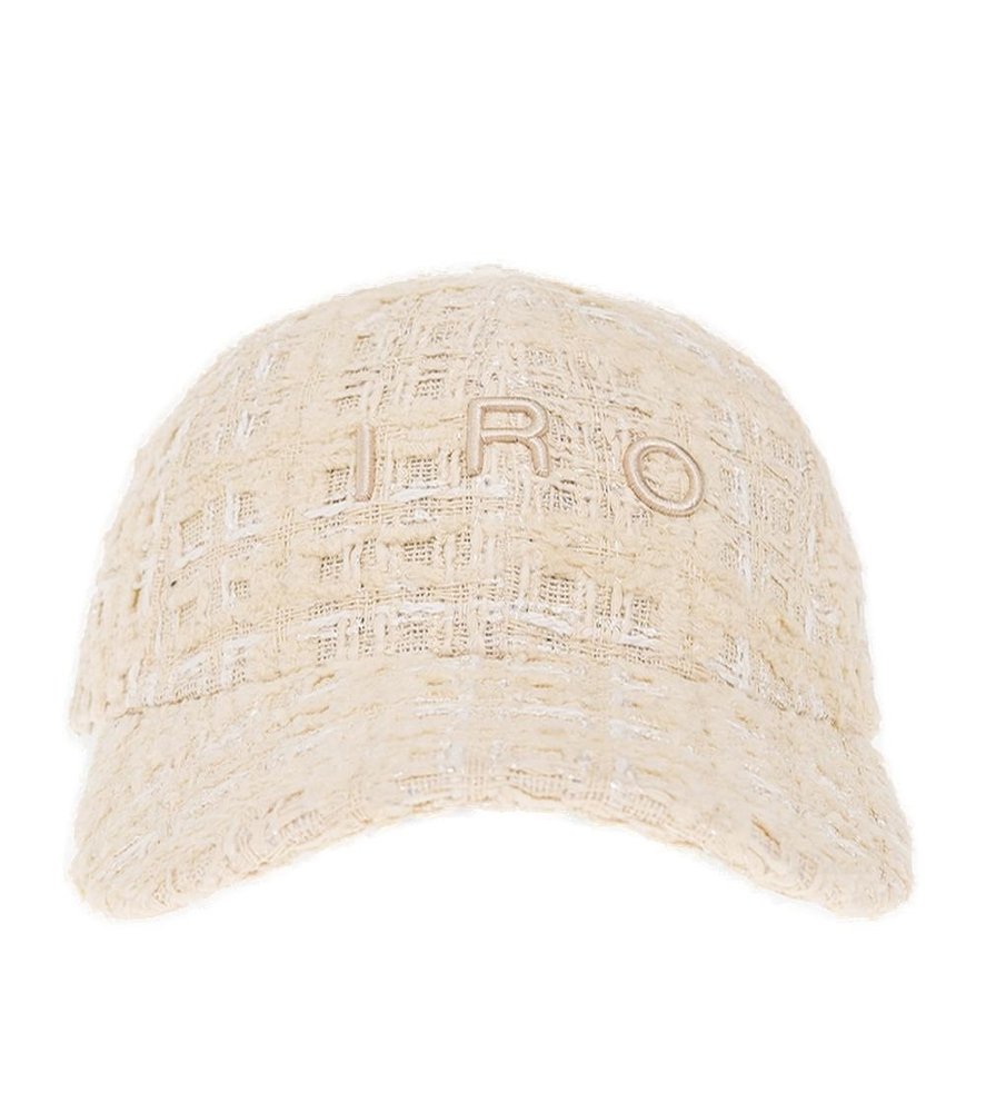 Iro Logo Tweed Cap In Nude | ModeSens