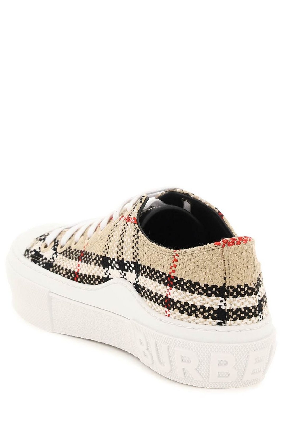 Burberry Vintage Check Lace-Up Sneakers