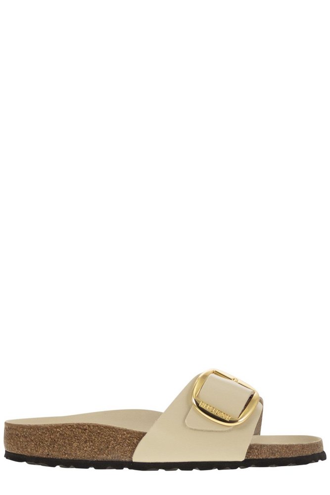 Birkenstock Arizona Big Buckle Slides In White | ModeSens