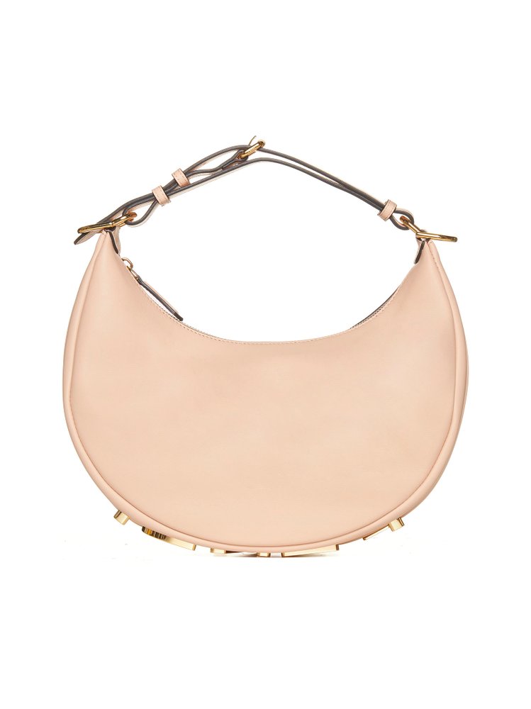 Fendi Graphy Small Leather Bag In Pink | ModeSens