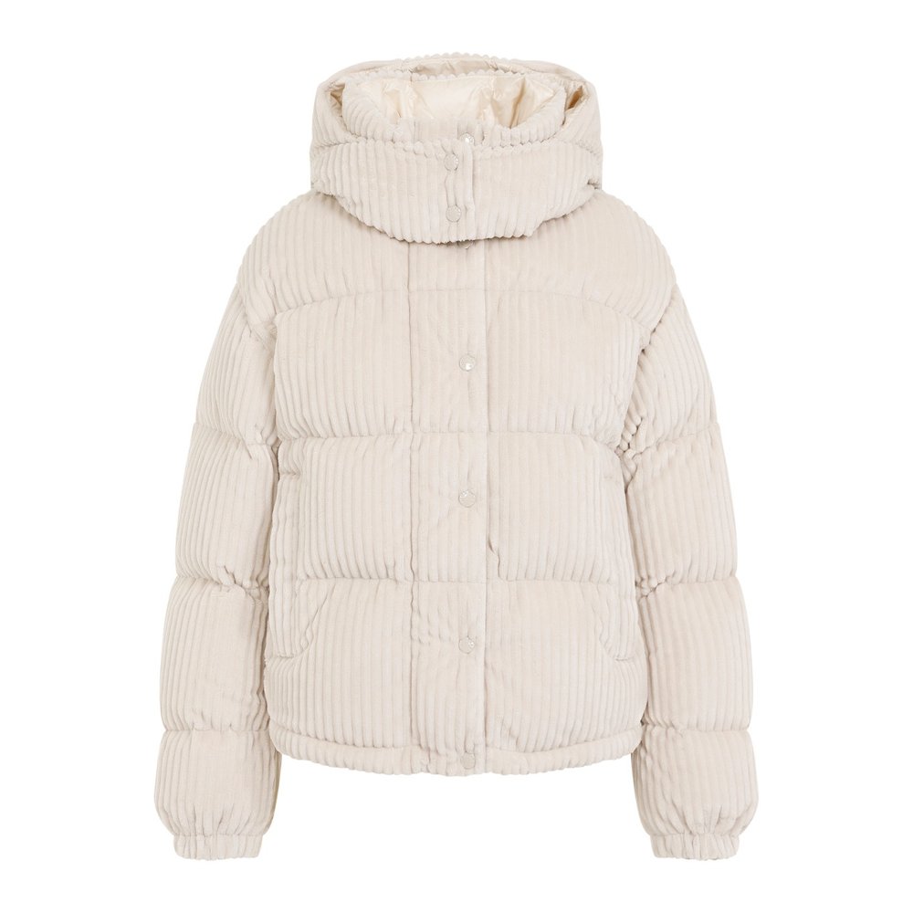 Moncler Dais Chenille-texture Shell-down Jacket In Beige | ModeSens