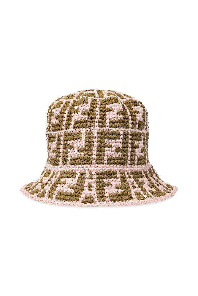 Fendi Crocheted Cotton-blend Bucket Hat In New | ModeSens