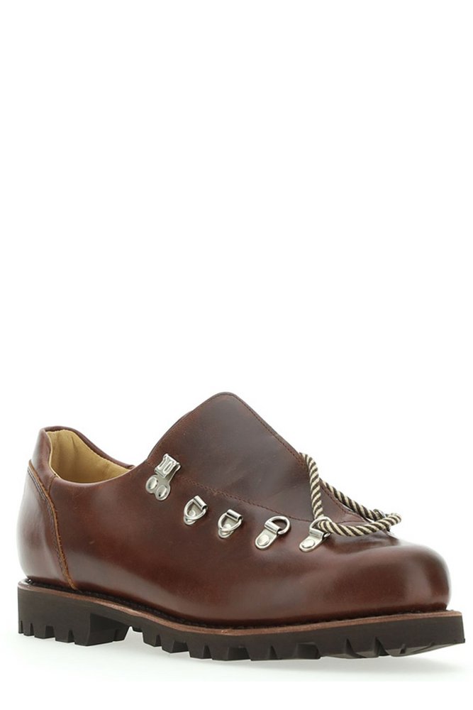 Paraboot Clusaz Lace-up Leather Shoes In Brown | ModeSens