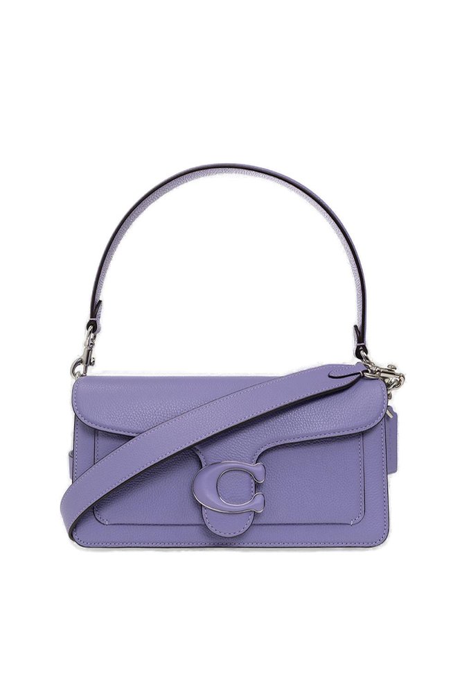 Coach Tabby Logo Plaque Shoulder Bag In Purple | ModeSens