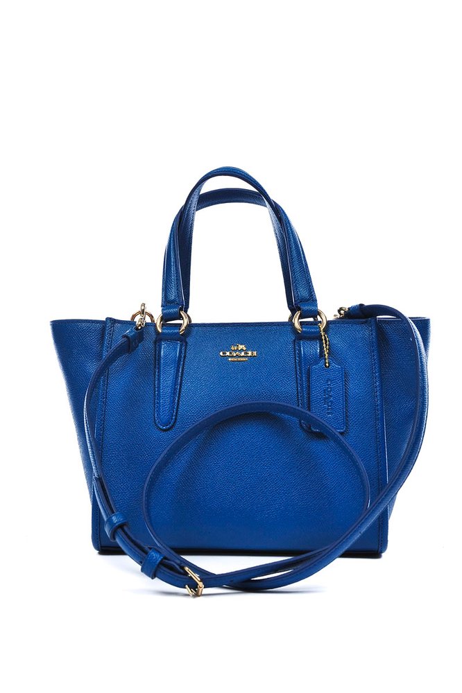 Coach Logo Lettering Tote Bag In Blue | ModeSens