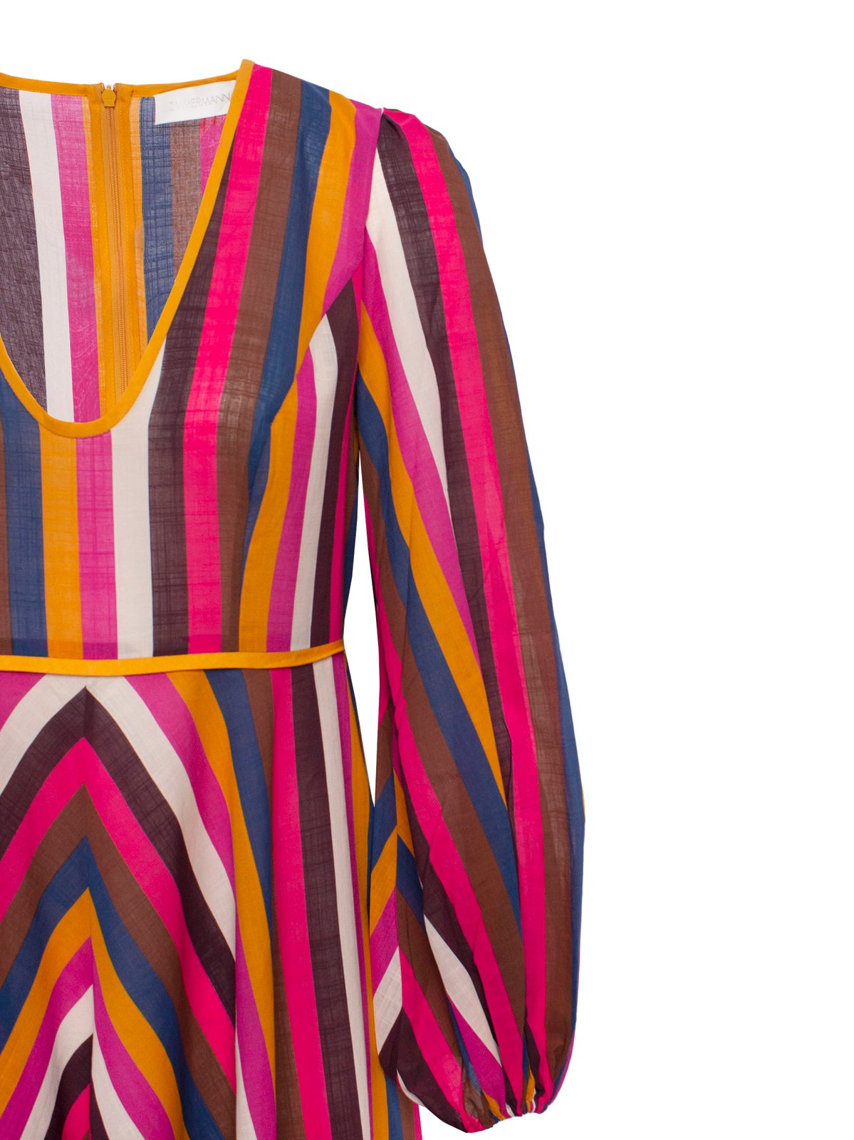 Zimmermann Ginger Striped Maxi Dress In Red Lyst