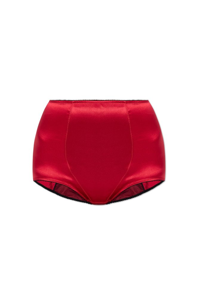Dolce & Gabbana Silk Satin Briefs In Red | ModeSens