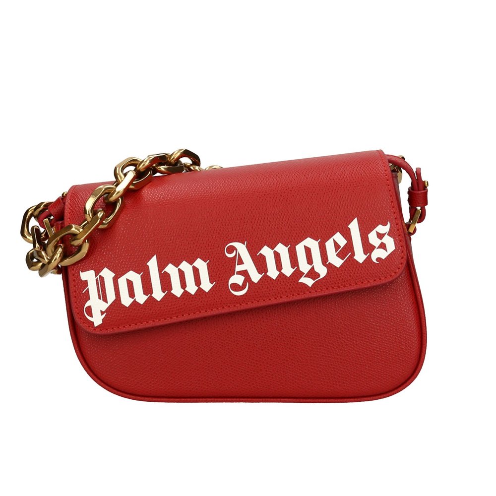 Palm Angels Crash Logo In Red | ModeSens