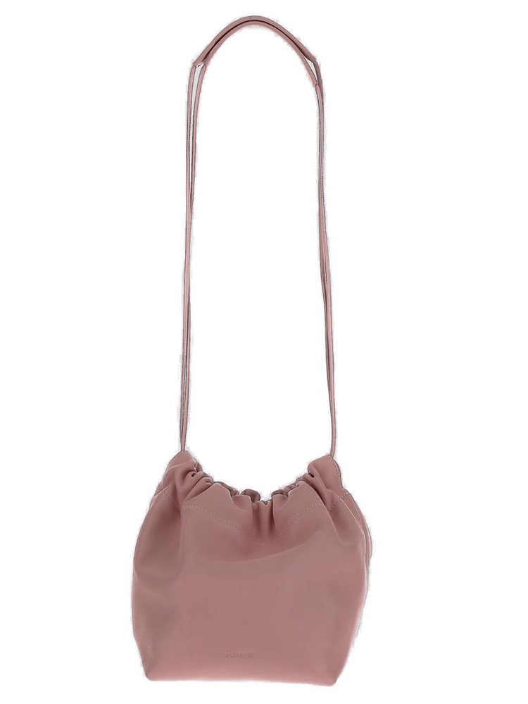 Jil Sander Dumpling Drawstring Shoulder Bag In Pink | ModeSens