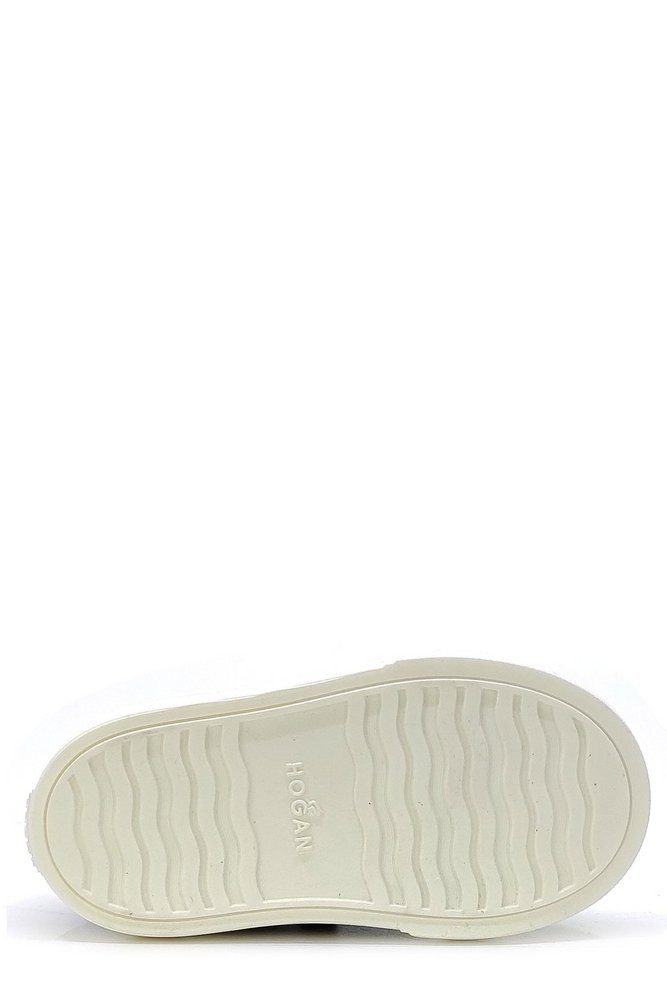 Hogan Kids 로고 패치 스니커즈 - 페칭