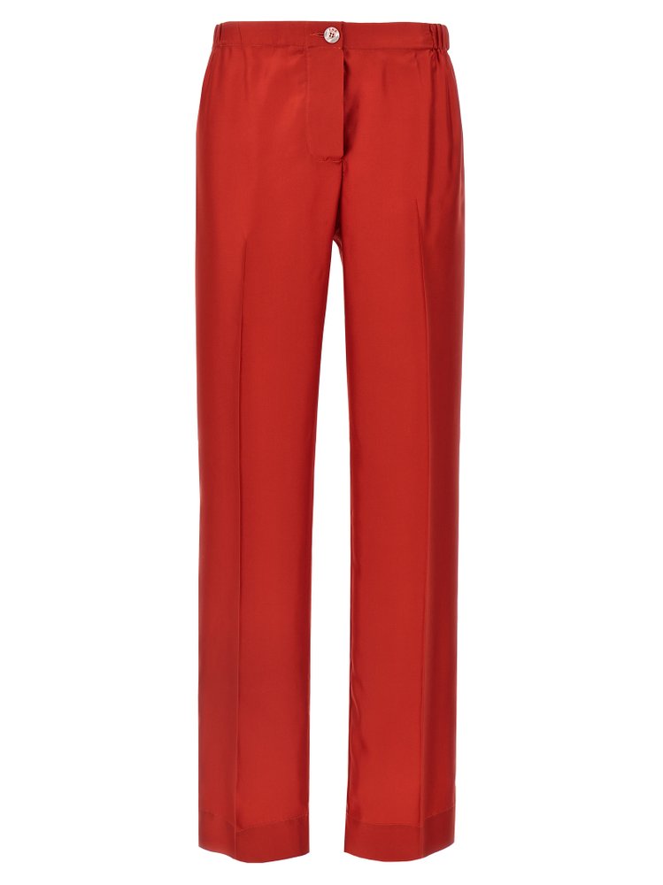 F.r.s For Restless Sleepers Etere Luxe Pants In Red | ModeSens
