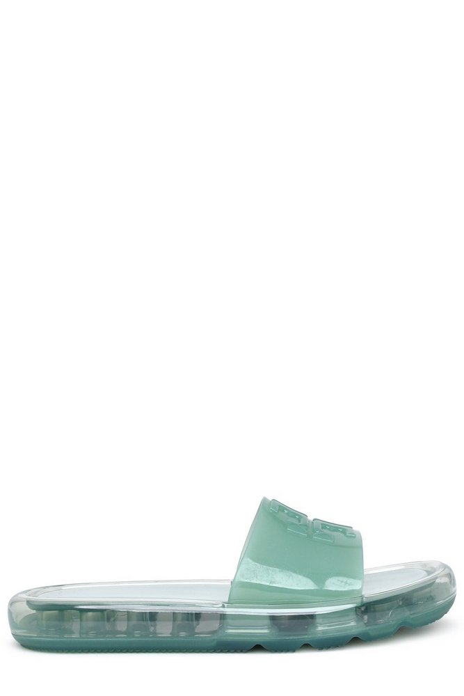 Tory Burch Turquoise Tpu Bubble Jelly Sandals In Green | ModeSens