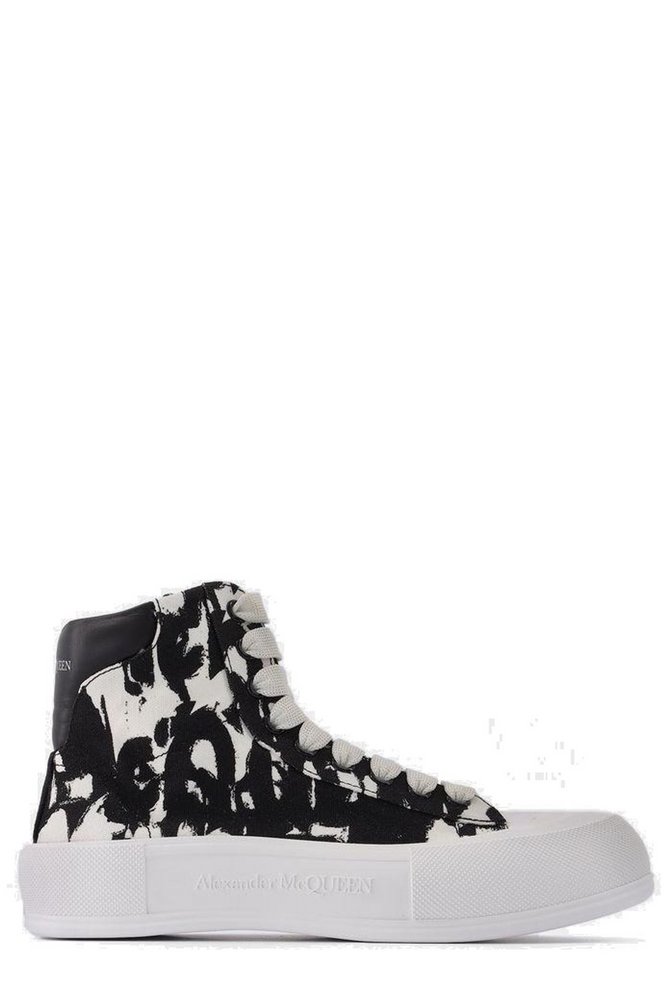 Alexander Mcqueen Deck Plimsoll High In Multi | ModeSens
