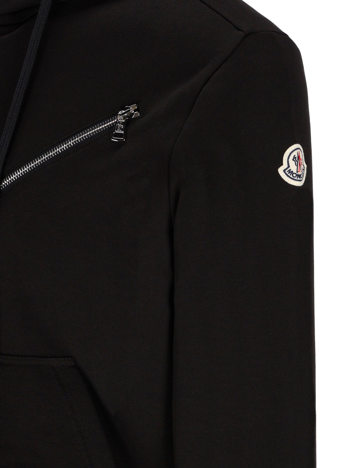 Moncler Logo-patch Zip-up Hoodie Farfetch