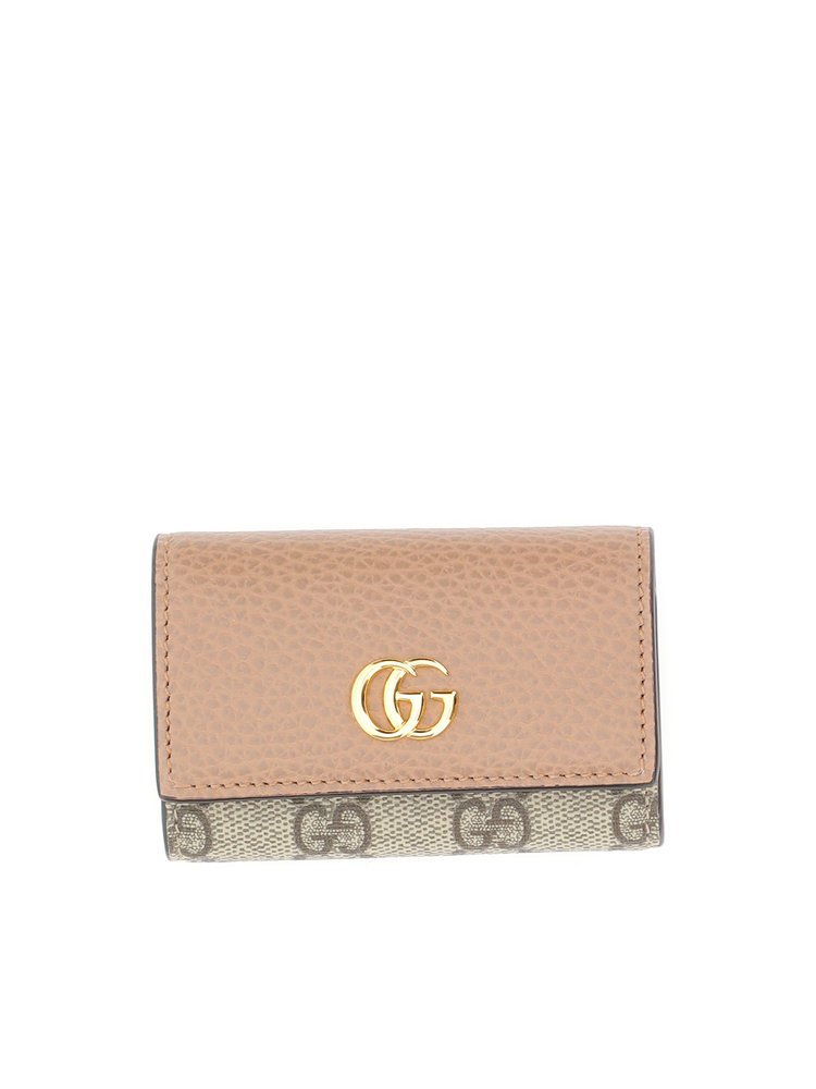 Gucci Gg Supreme Pattern Key Case In Multi | ModeSens