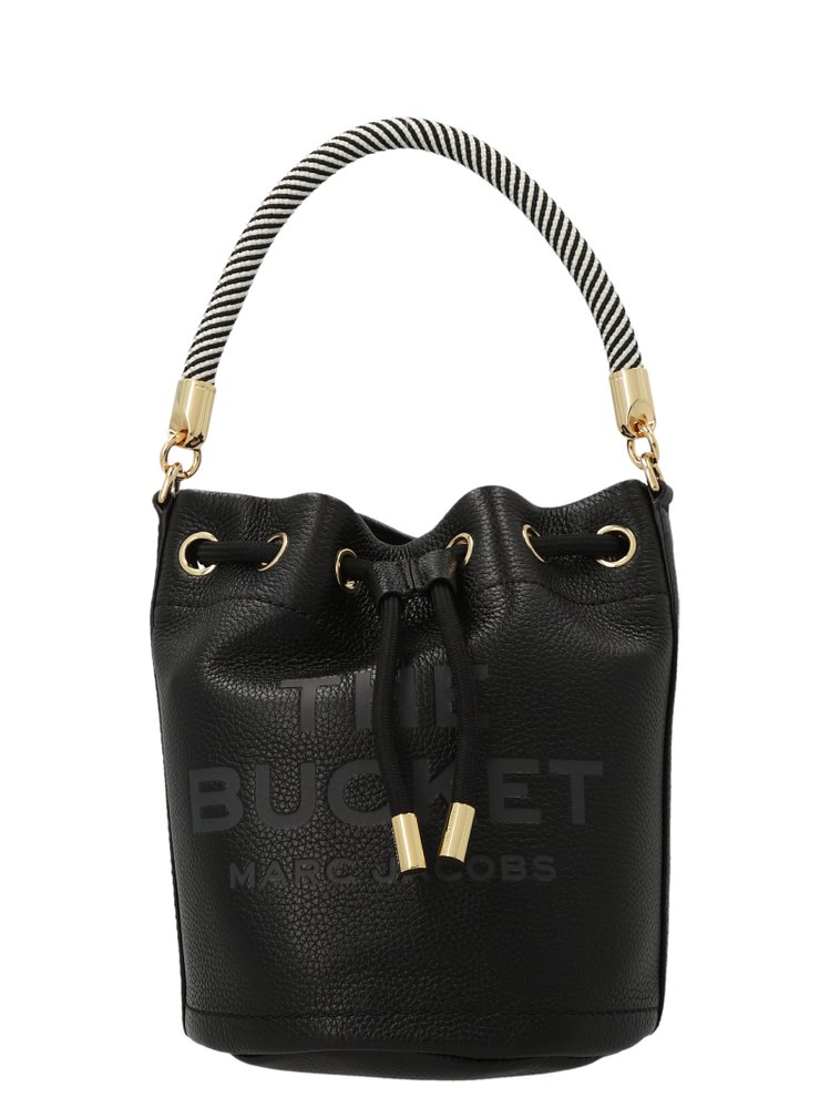 Marc Jacobs Logo Embossed Bucket Bag In Black | ModeSens